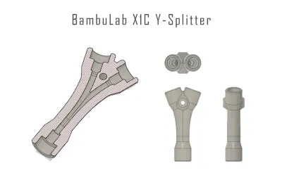 Bambu Lab Y-Splitter 来自 3DPF - MakerWorld