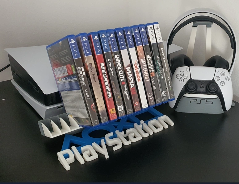 PlayStation游戏支架 PS5, PS4 来自 Rober7Crow - MakerWorld