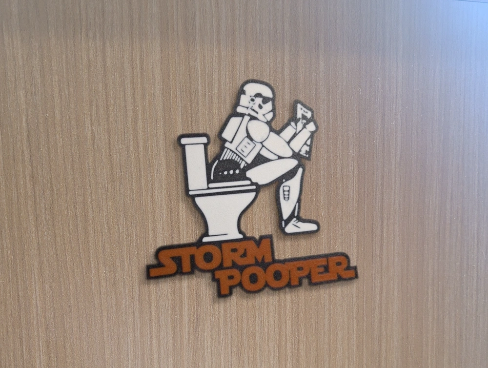 墙上标志 - StormPooper（StormTrooper） 来自 Eddie - MakerWorld
