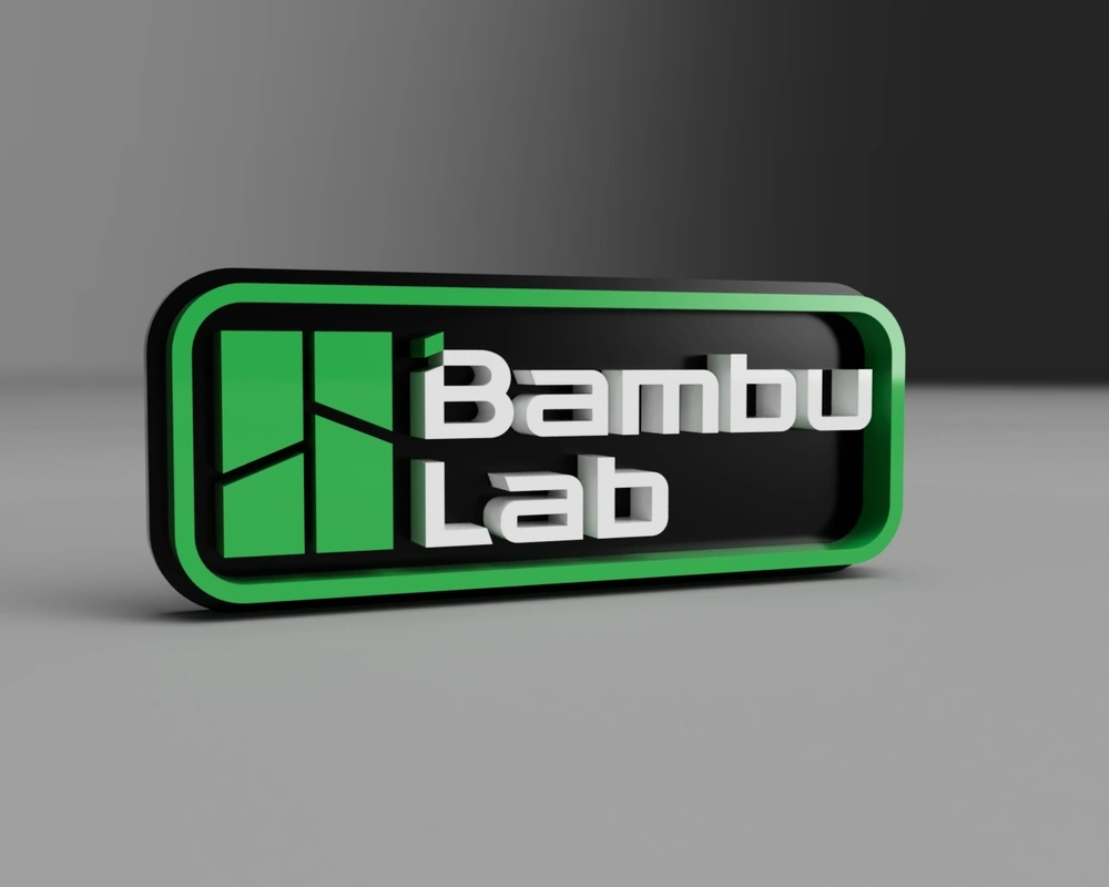Bambu Lab logo 3D圆角矩形 来自 3Dacores - MakerWorld