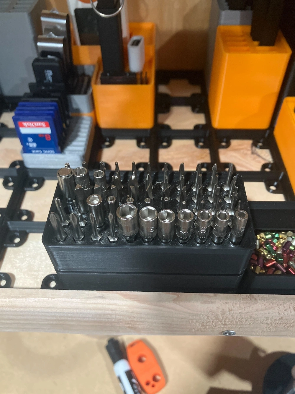 Gridfinity iFixit 4mm螺丝刀头存储 来自 heaphopper - MakerWorld