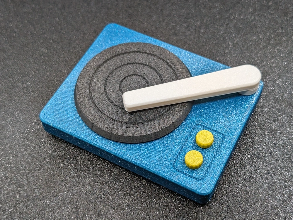 DJ转盘/唱片机机械玩具 来自 kriswillcode - MakerWorld