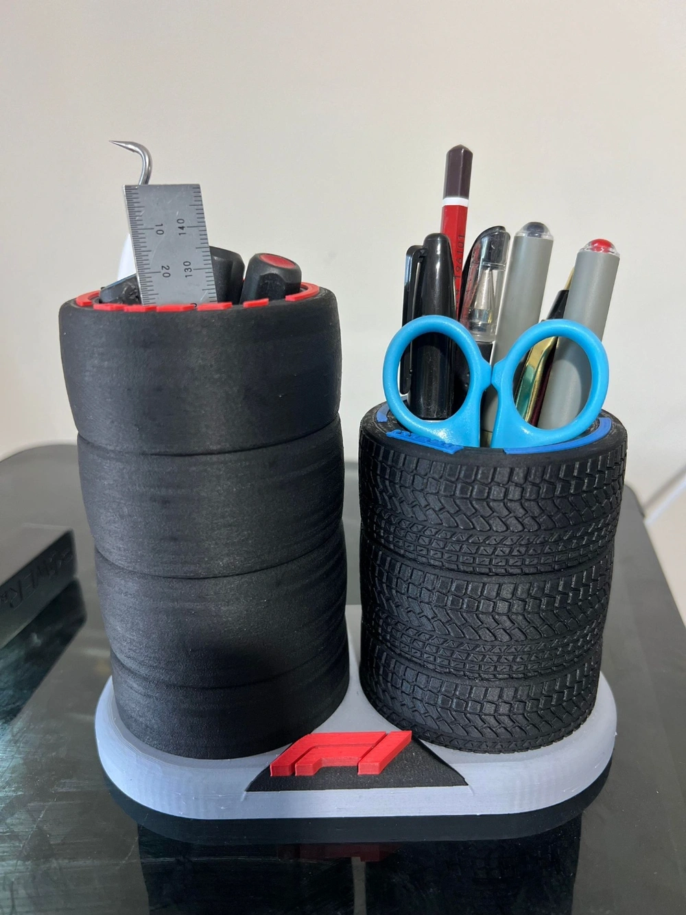 F1轮胎/轮胎桌面组织者 来自 glenngri - MakerWorld