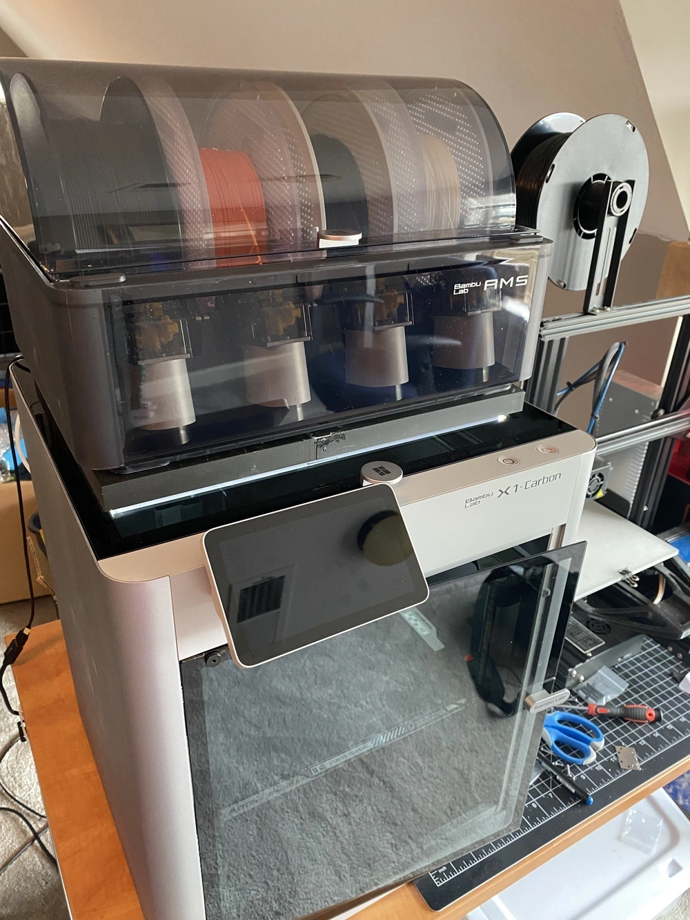 Bambu Labs X1 Carbon AMS LED Riser - V2 来自 MPG71_2023 - MakerWorld