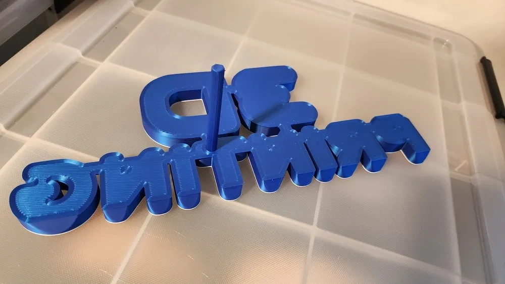 3D Printing Sign 2-color w/stand 来自 Triple G Workshop MakerWorld：免费下载 3D 模型