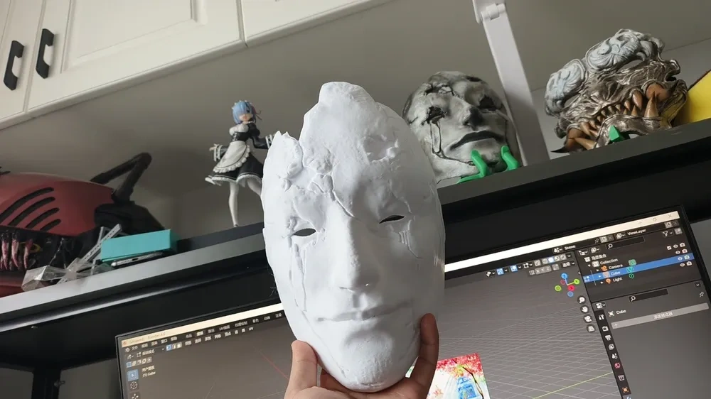 糜道人面具 来自 VRMMO MakerWorld：免费下载 3D 模型