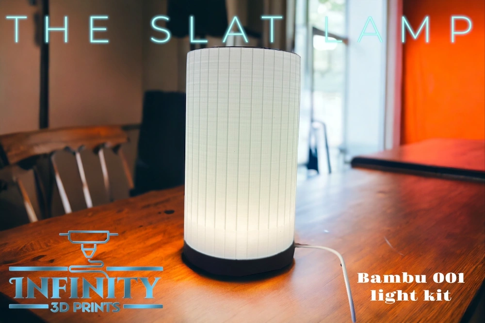 BAMBU 001 LED灯套件：The Slat Lamp 来自 INFINITY 3D PRINTS - MakerWorld