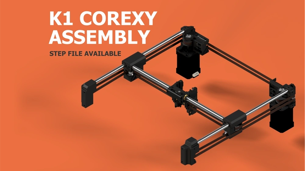 Creality K1 CoreXY运动组装CAD模型 来自 Henlor - MakerWorld