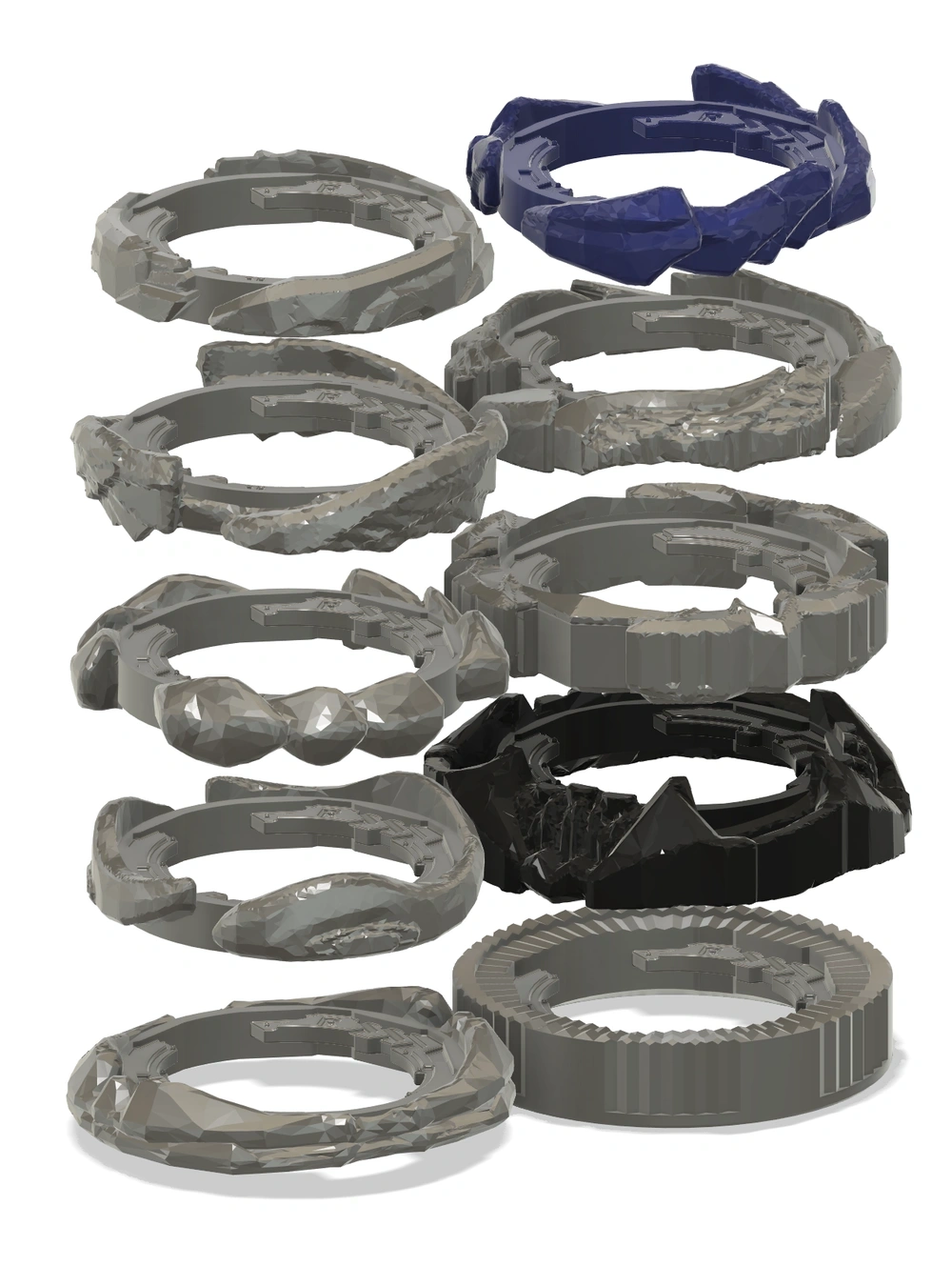 Beyblade MFB Fusion Wheels作为DB Blades 来自 Sαz - MakerWorld