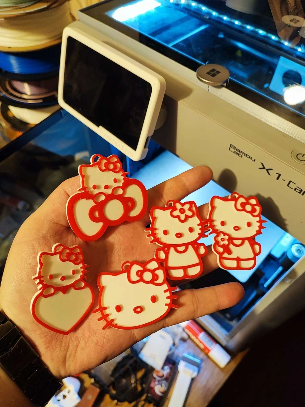 Hello Kitty 钥匙扣 来自 fikuss30 - MakerWorld
