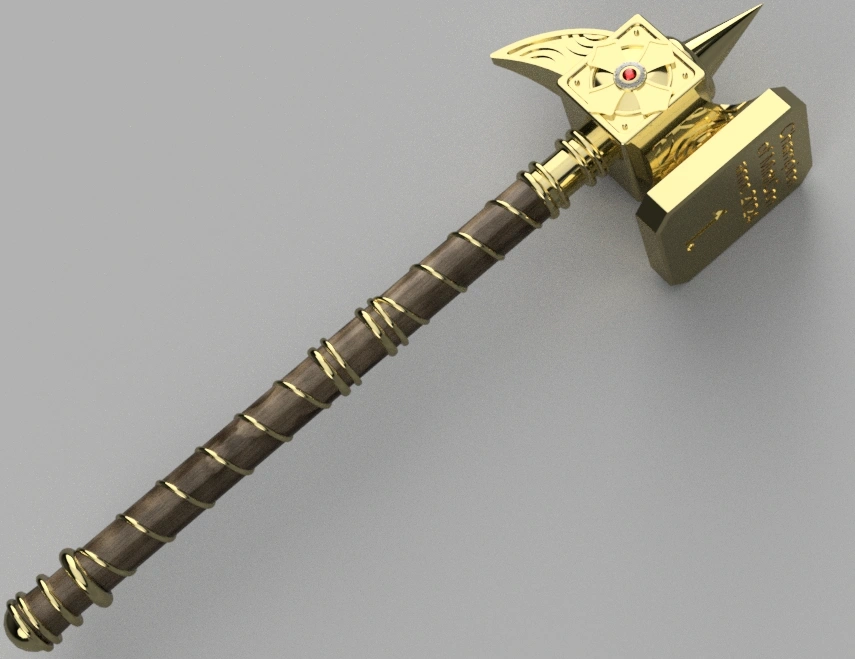 sigmar hammer cosplay 来自 user_137394111 - MakerWorld