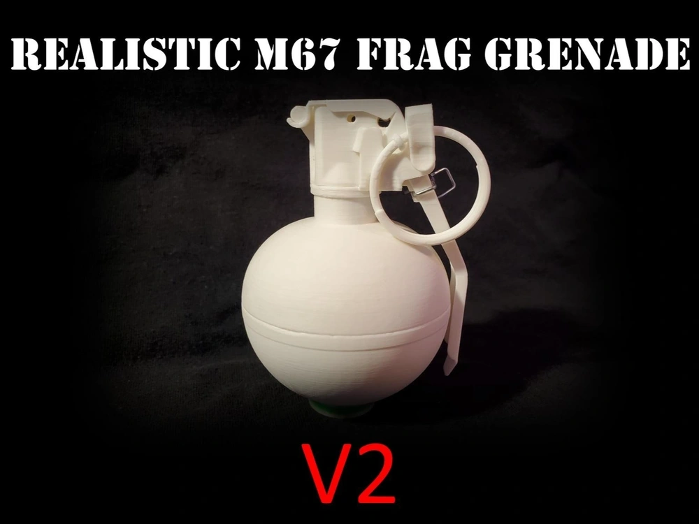 逼真的M67手榴弹模型V2 来自 missing_string - MakerWorld