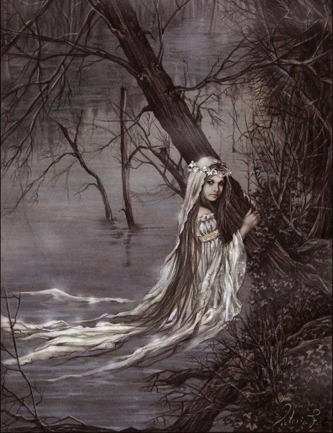 湖边的女孩 - Hueforge 来自 Astaroth - MakerWorld