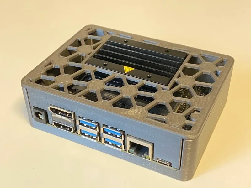 NVIDIA Jetson Orin Nano外壳 来自 RFZ0075 MakerWorld：免费下载 3D 模型