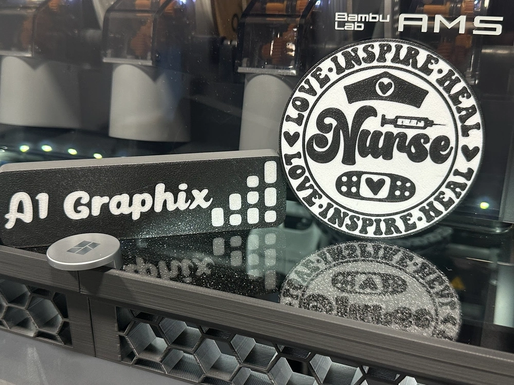 护士杯垫 - 爱、鼓舞、康复 来自 A1 Graphix - MakerWorld