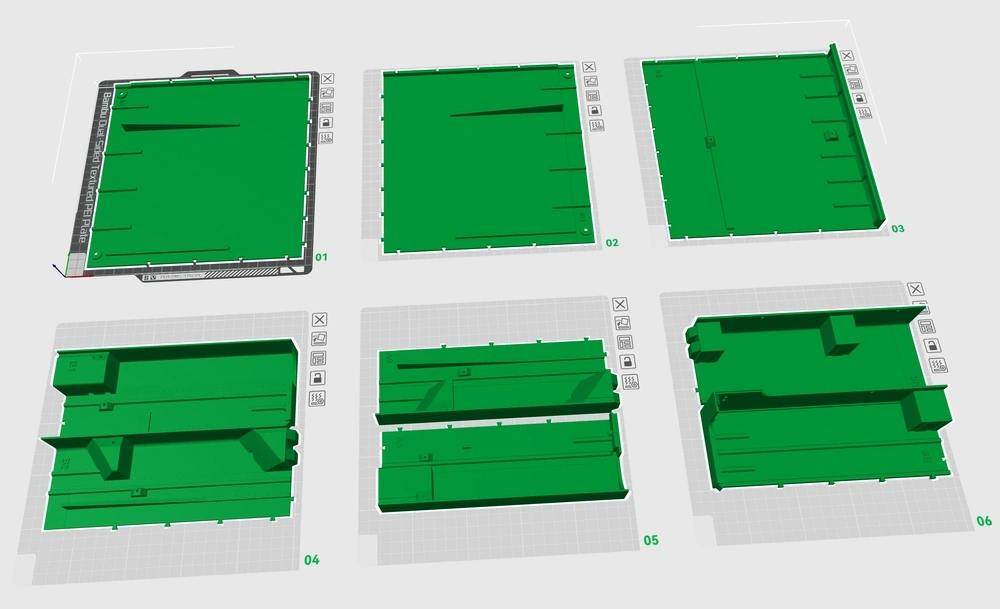 P1P封闭侧板：Pegboard Modplate 来自 Hobo4ssassin MakerWorld：免费下载 3D 模型