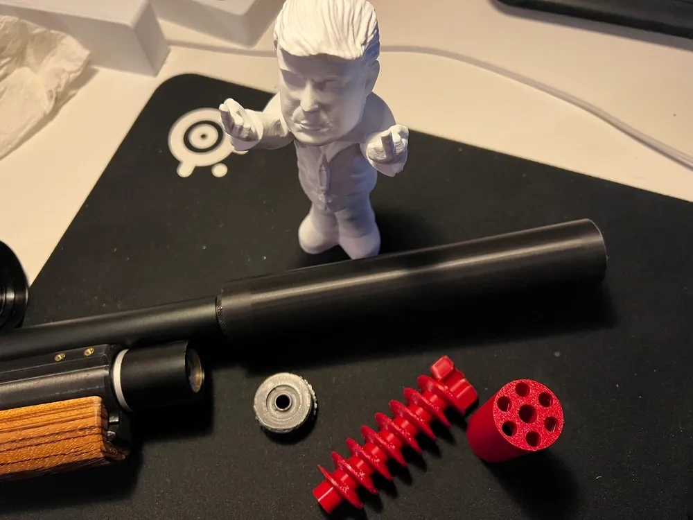 Airgun调音器/消音器 .22到.25 来自 DavidMV - MakerWorld