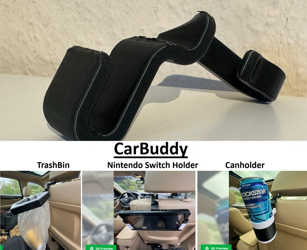 Carbuddy: “司机的好朋友。” 来自 RealNationPrint - MakerWorld