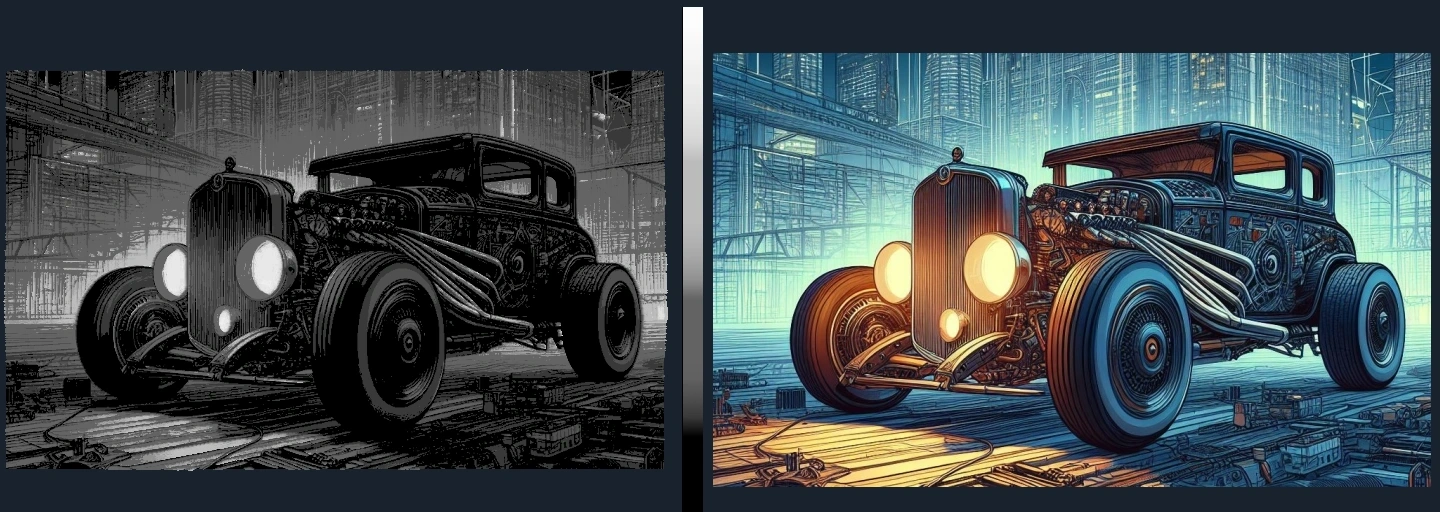 HotRod HueForge - AI生成 来自 ideat0m - MakerWorld