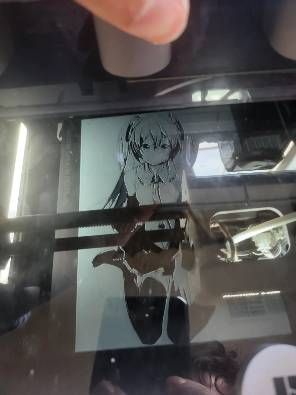 Miku Hatsune Hueforge (我的第一个Hueforge) 来自 OjaiPrinting MakerWorld：免费下载 3D 模型