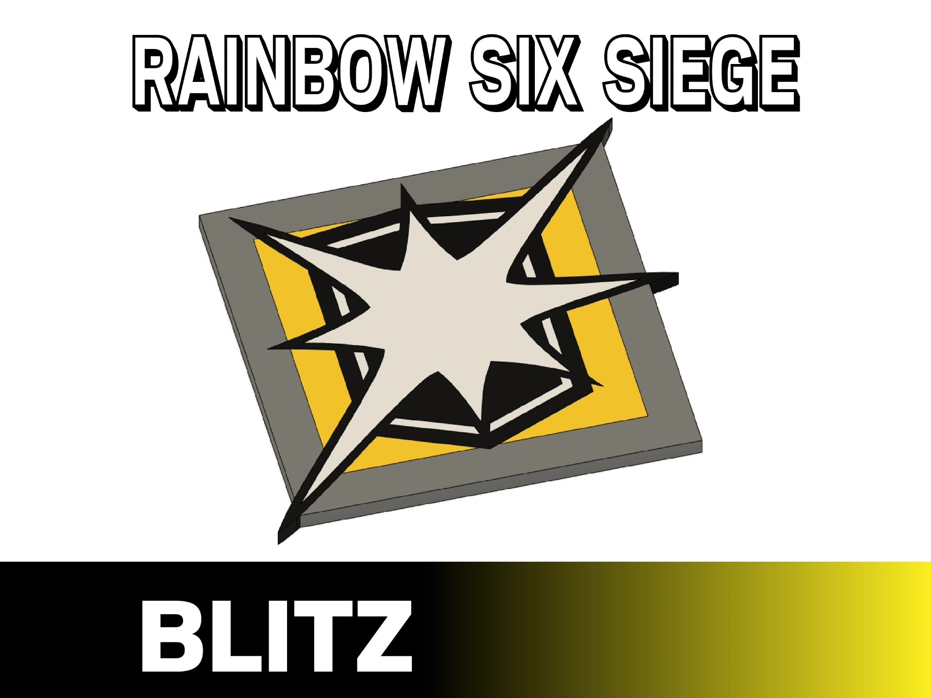 Blitz - R6的Logo 来自 Creativity Lab - MakerWorld