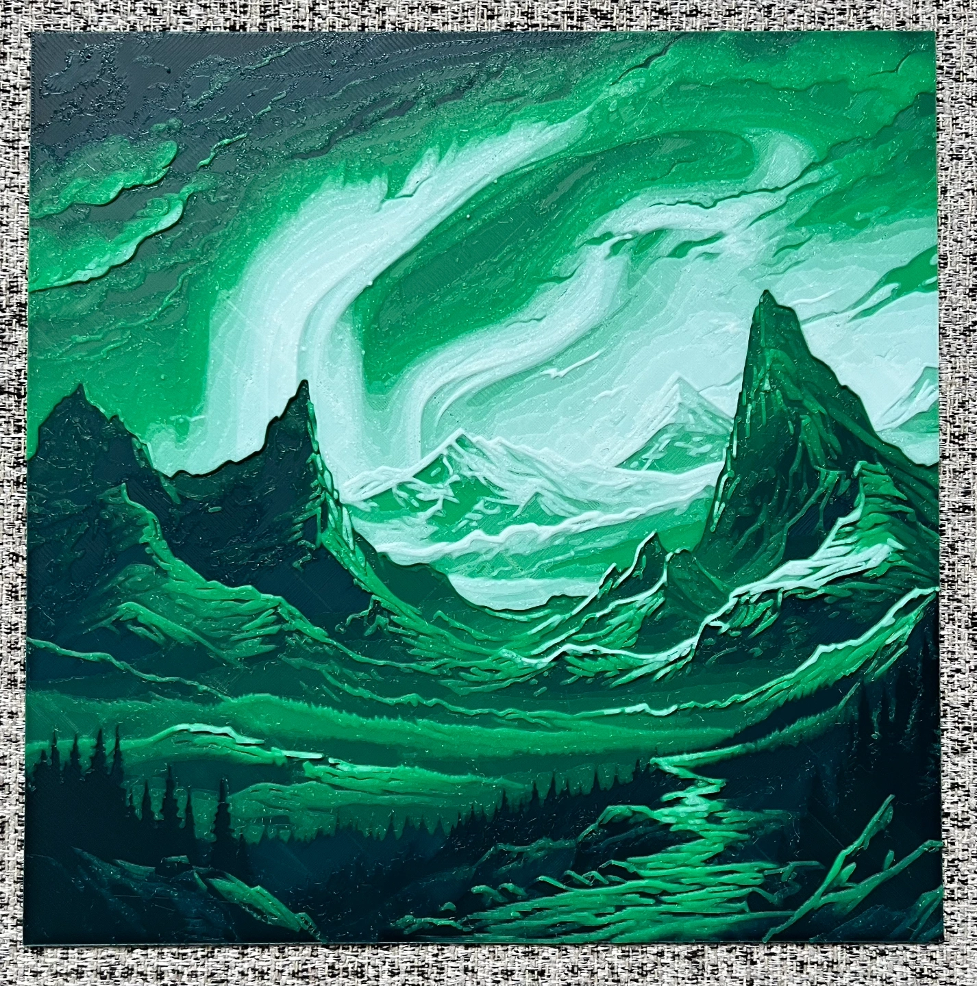 Hueforge Bambu绿色包（耗材绘画） 来自 Ian Smalley - hueforge - MakerWorld