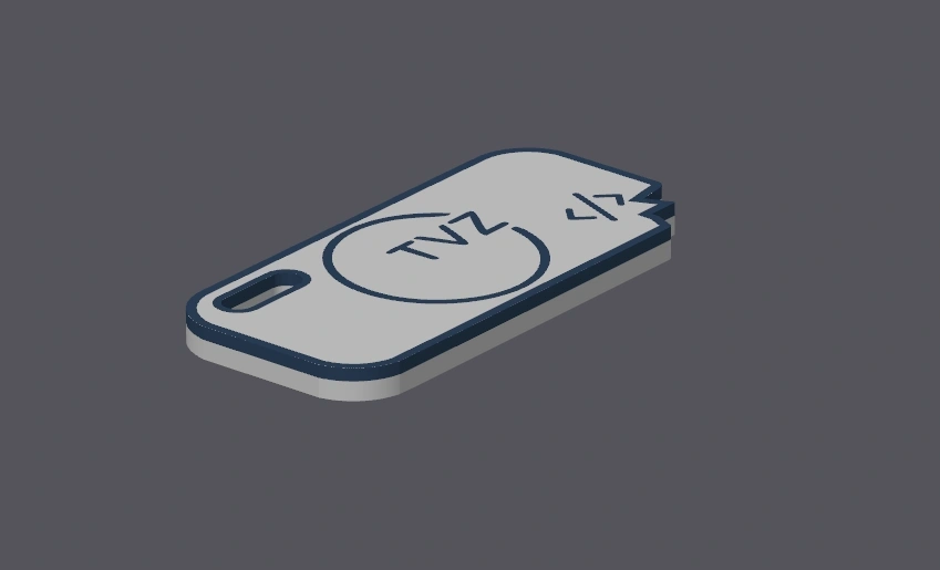 编程钥匙扣 TVZ 来自 Hrco69 - MakerWorld