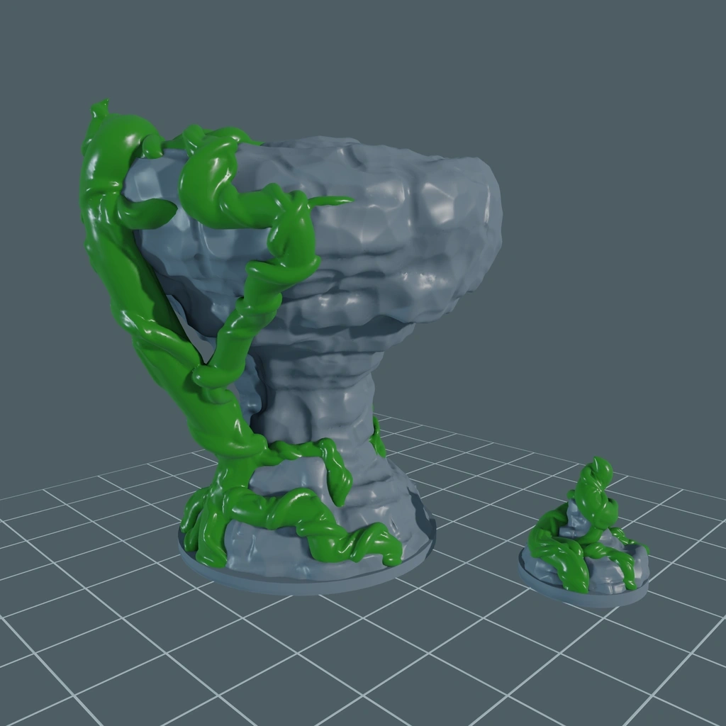 Rock Formation - With and Without Vines 来自 cale.lebl - MakerWorld