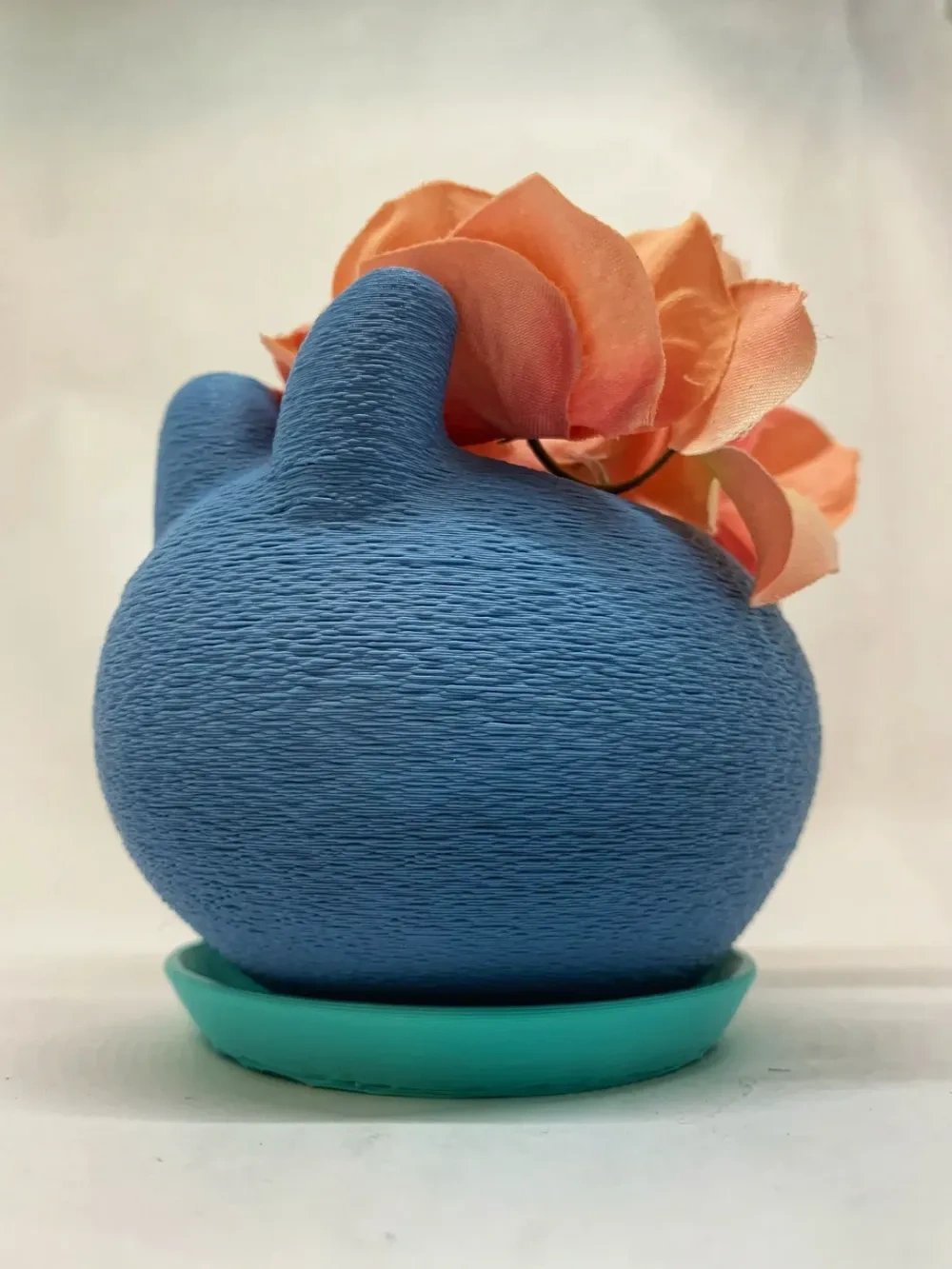 花盆23 - 可爱的兔子多肉盆栽，带有排水孔和托盘 来自 MaxTee - MakerWorld