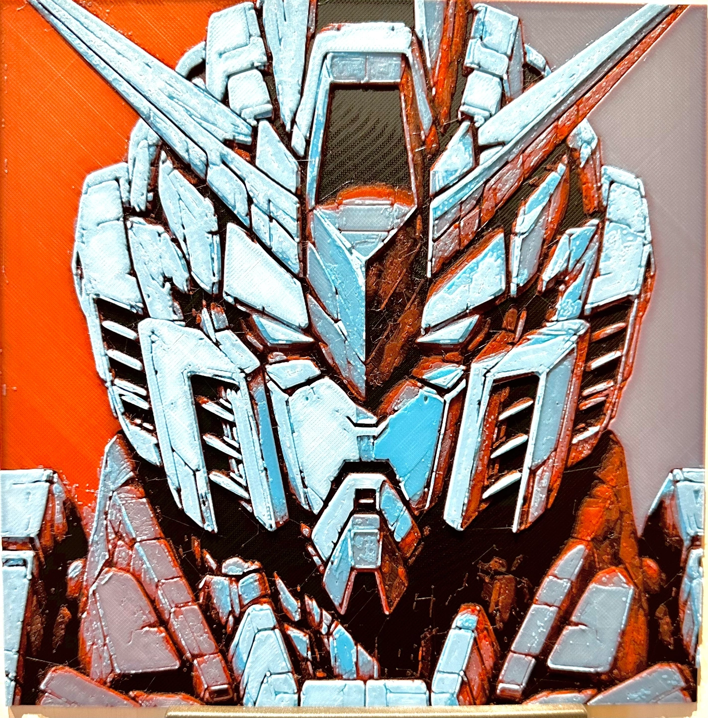 高达2艺术品（HueForge） 来自 Lov3d - MakerWorld