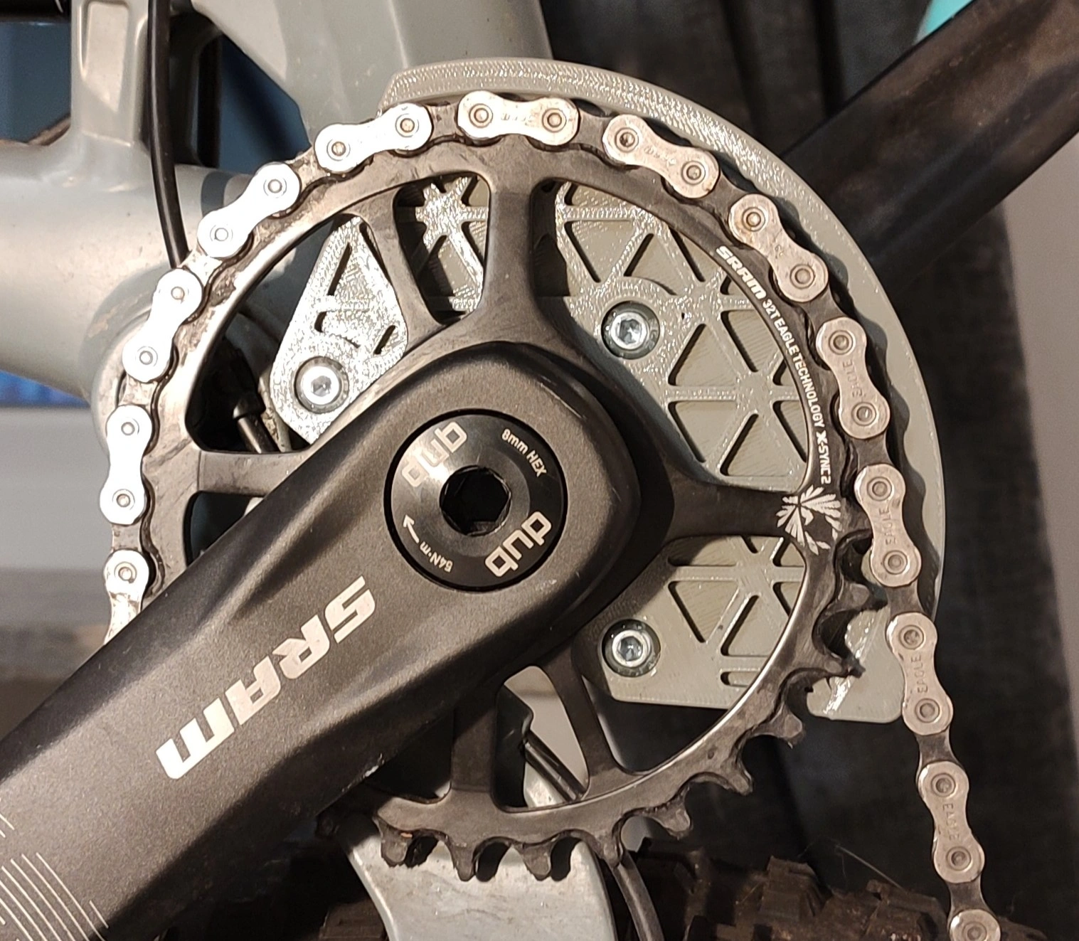 MTB护链板 - ISCG 05 Isogrid图案 32t 来自 andrekjh - MakerWorld