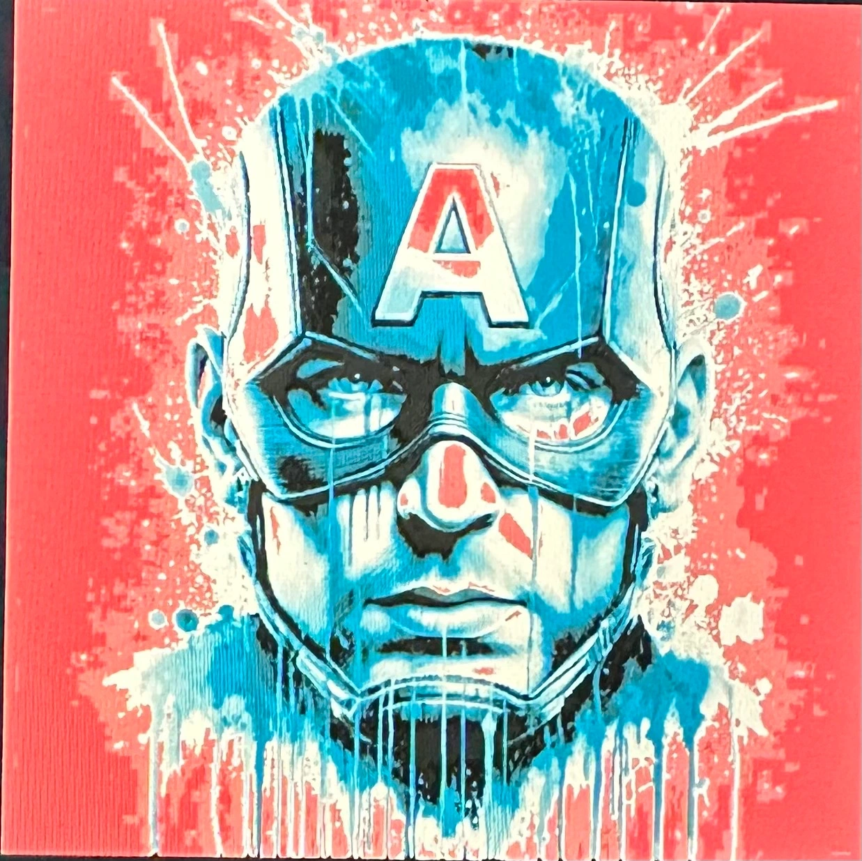 美国队长彩色2（HueForge） 来自 Lov3d - MakerWorld