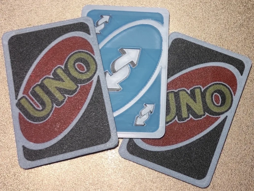 UNO牌实际尺寸、全彩色的混合版本 来自 Heisenberg_Carbon - MakerWorld