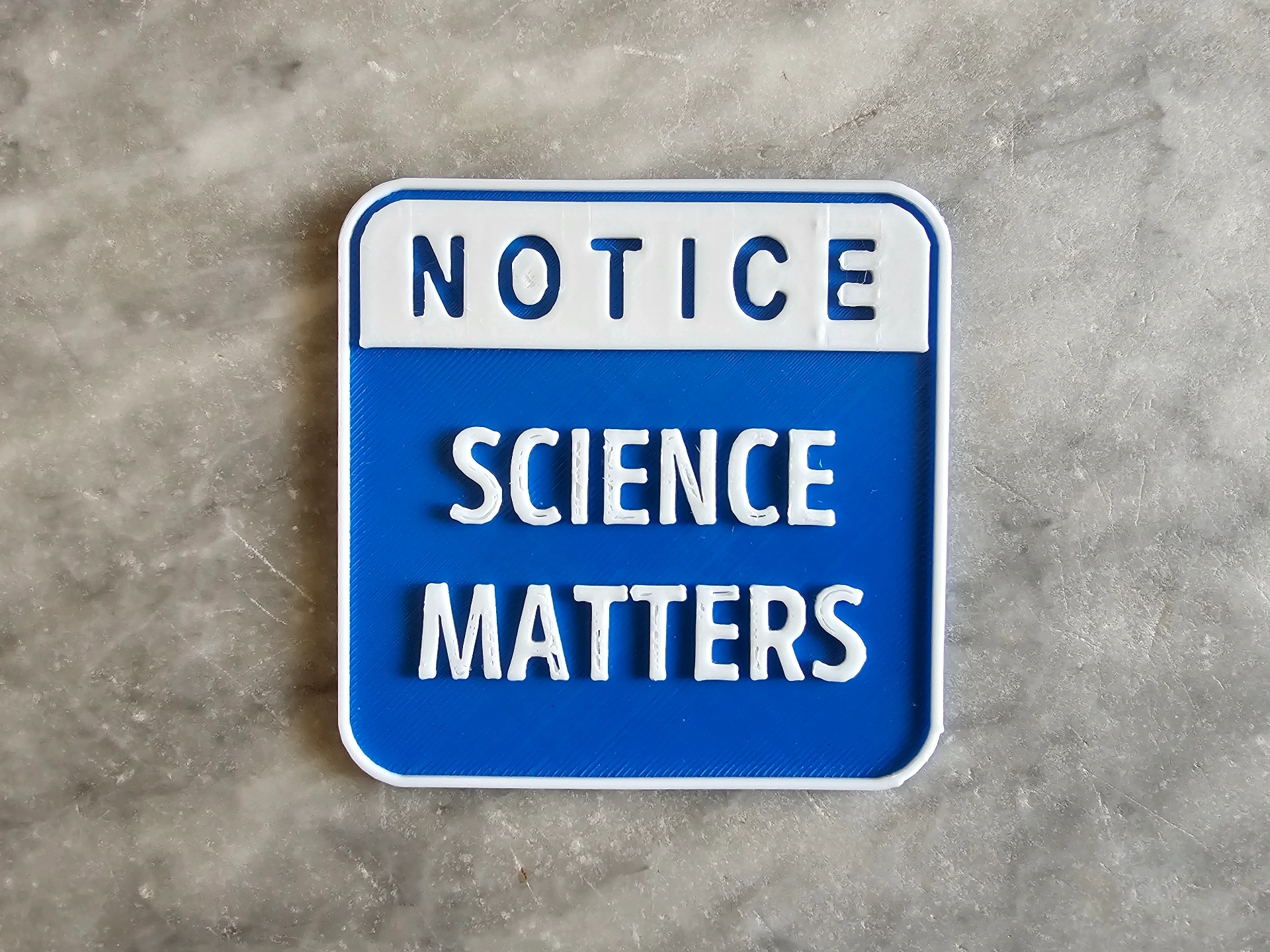 科学重要的通知标志 来自 dubmehard - MakerWorld