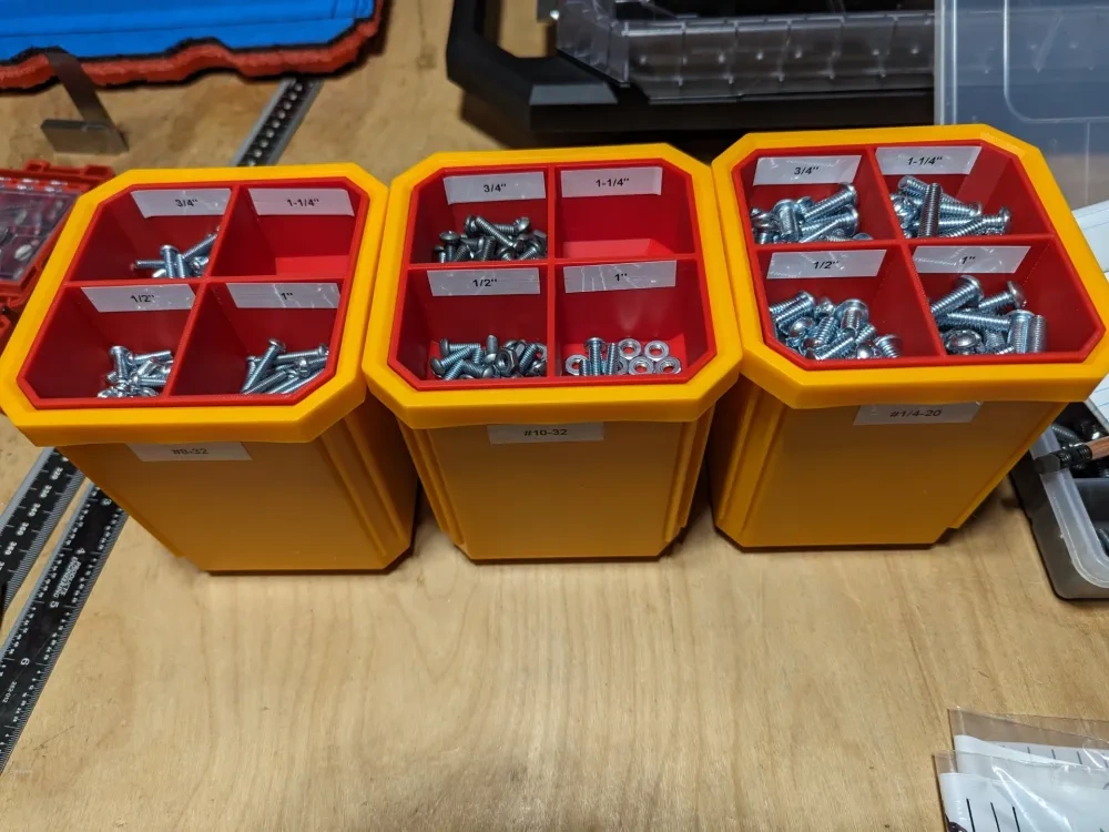 Toughbuilt Stacktech Large Parts Organizer 2 & 3 Tier Nesting Bins 二次创作 ...