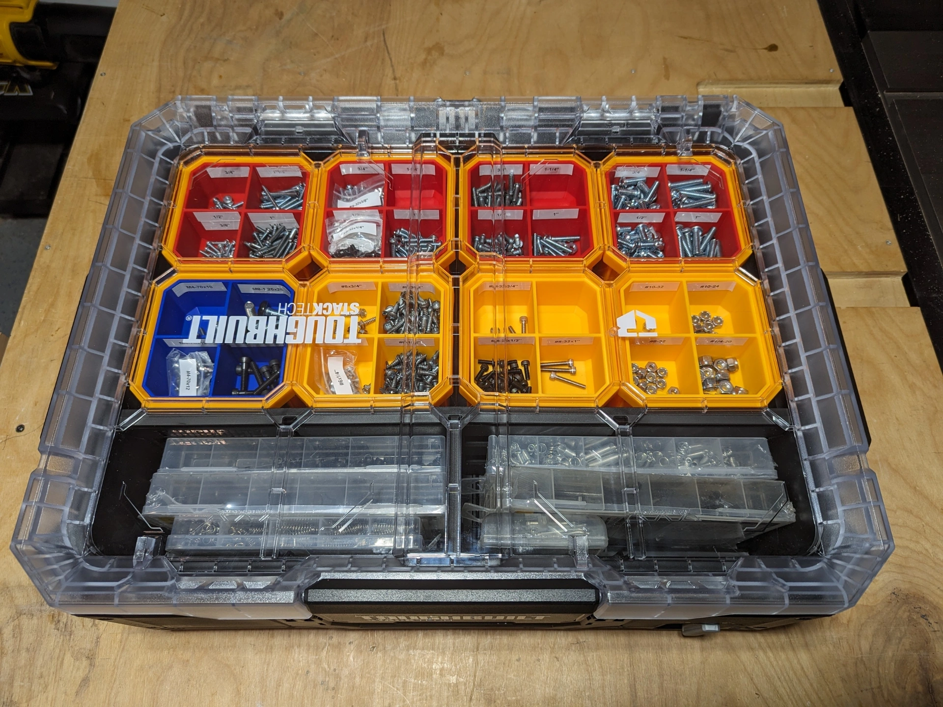 Toughbuilt Stacktech Large Parts Organizer 2 & 3 Tier Nesting Bins 二次创作 ...