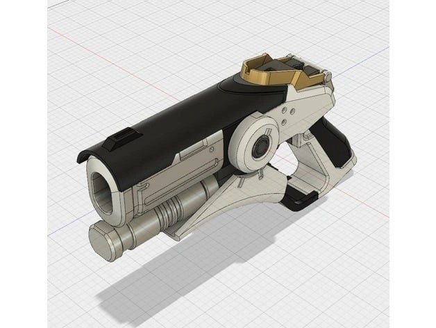 Mercy OG OW1彩色手枪 二次创作 - 来自 Titanie - MakerWorld