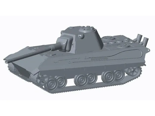 德国E系列坦克（E5、E10、E25、E50、E75、E100） 二次创作 - 来自 EviLSeeD MakerWorld：免费下载 3D 模型