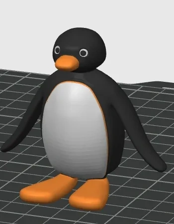 为AMS着色的Pingu 二次创作 - 来自 leclairaaron - MakerWorld