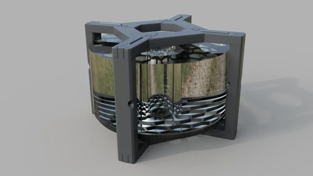 1kg或3kg耗材可堆叠水平支架 [V2] 二次创作 - 来自 RagingRoosevelt - MakerWorld