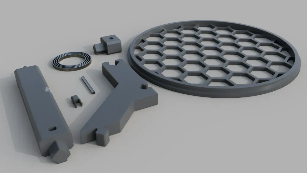 1kg或3kg耗材可堆叠水平支架 [V2] 二次创作 - 来自 RagingRoosevelt - MakerWorld