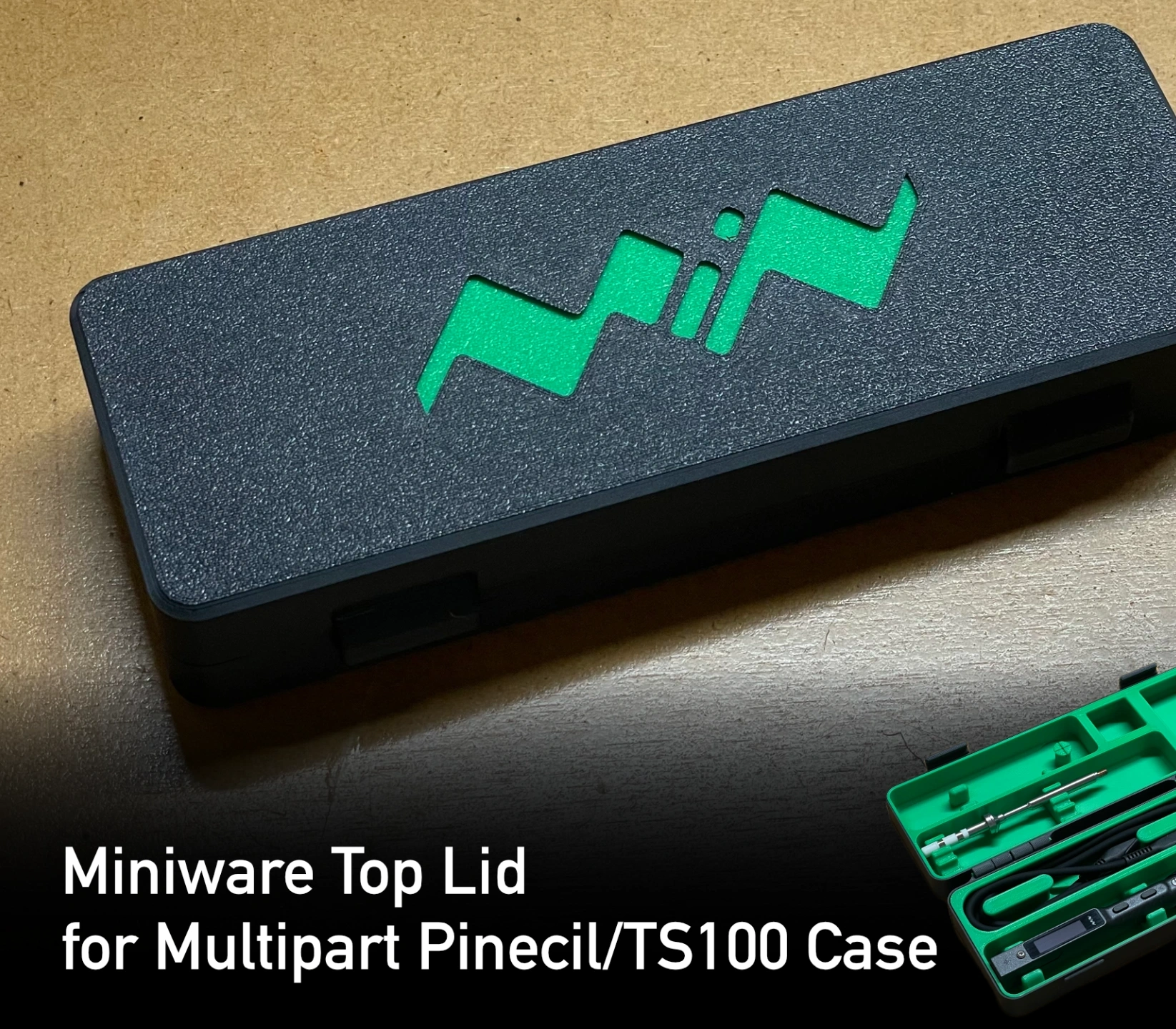 多部分TS100/101外壳- Miniware Logo顶盖 二次创作 - 来自 tempo - MakerWorld