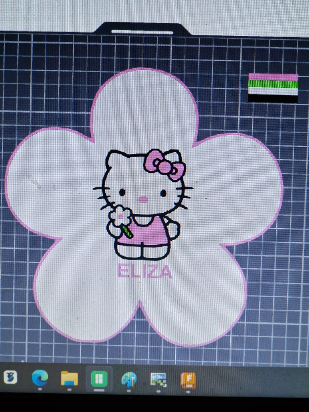Hello Kitty名字牌 来自 kelly_whiteley - MakerWorld