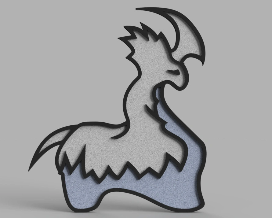 Thrumbo-Rimworld 2D-Art 来自 Chipotle - MakerWorld