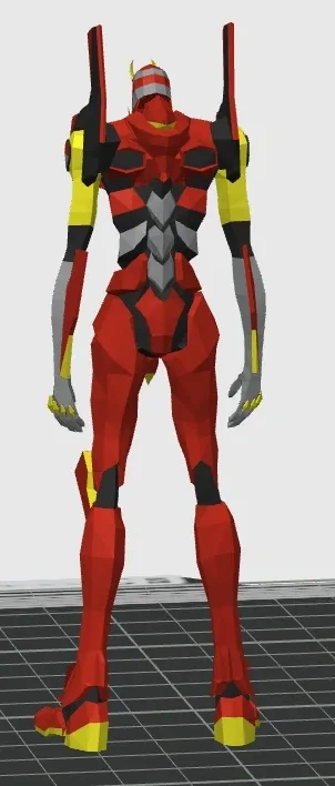 EVA 02 彩色版 来自 DamioArtMakerWorld：免费下载 3D 模型