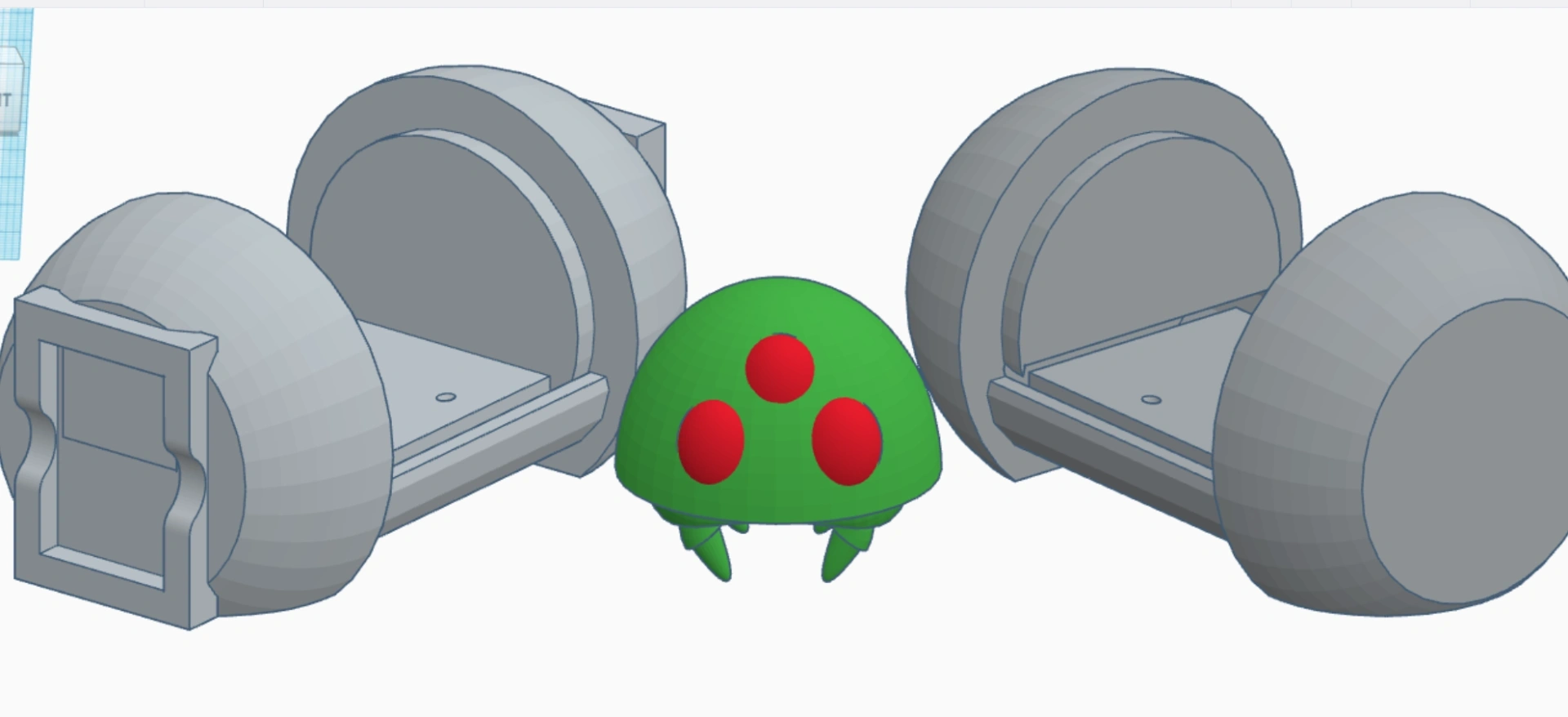 Baby metroid keychain with capsule 来自 Space hunter - MakerWorld