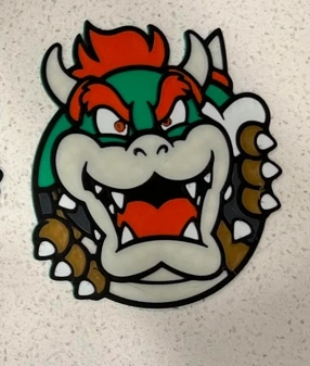 Bowser 2D壁画 来自 melkin03 - MakerWorld