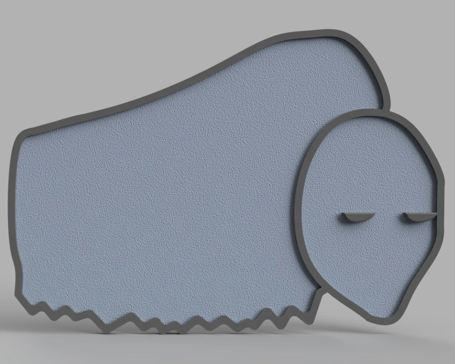 Muffalo-Rimworld 2D艺术 来自 ChipotleMakerWorld：免费下载 3D 模型