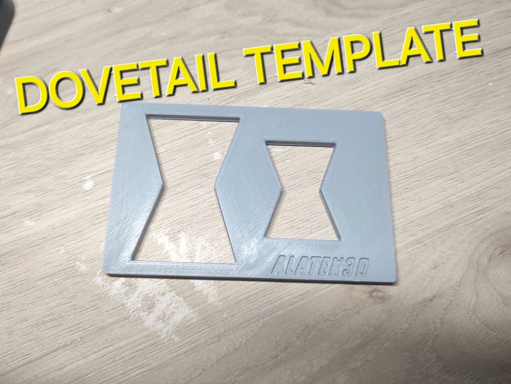 Dovetail Template for Woodworking 来自 Luca Ciardiello - MakerWorld