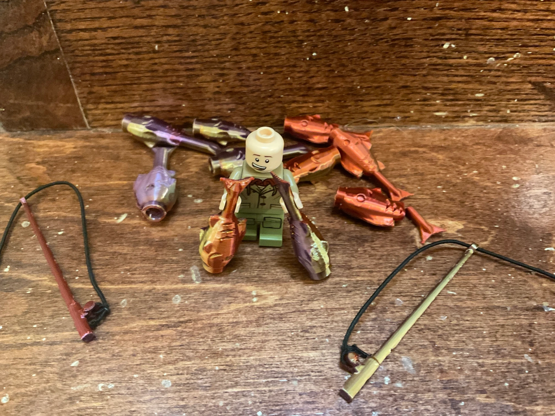 乐高钓鱼装备 来自 coolcoder - MakerWorld